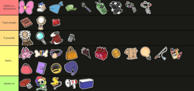 connie's best trinket tier list in my opinion except I LOWKEY don't ...