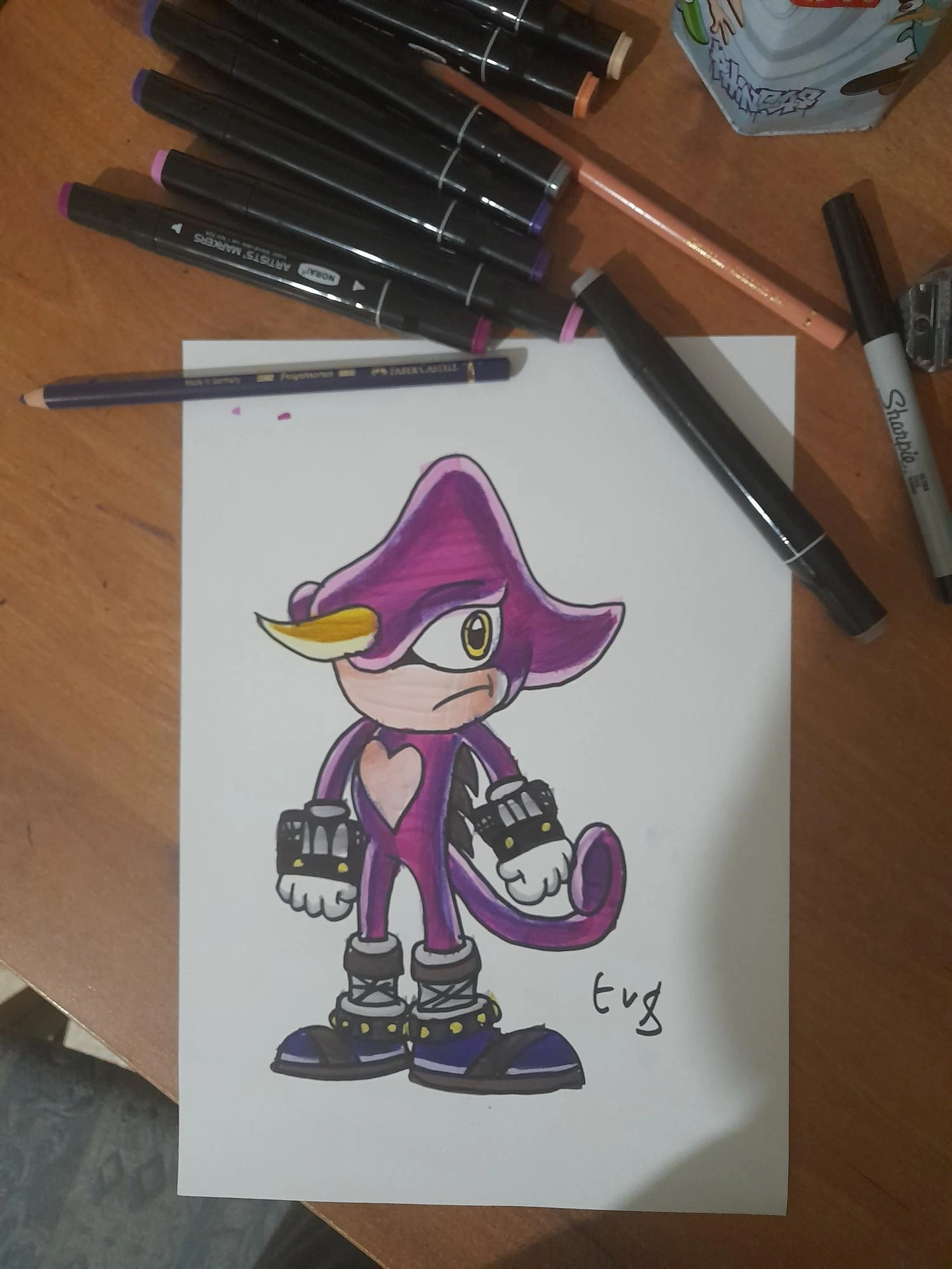 My drawing of Espio | Fandom