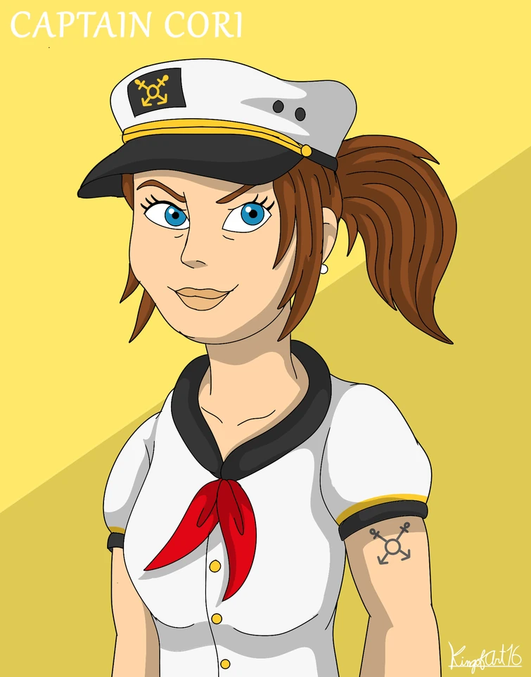 My style of Captain Cori. Already added onto her fanart gallery page ...
