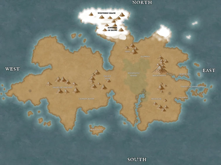 I made a map of Etheria (not canon) | Fandom
