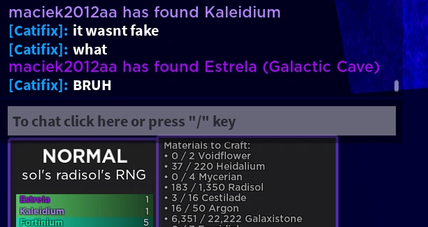 imagine getting 2 real exquisites in a row in void layer when you just ...