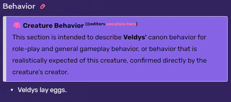 I wonder what Veldys do | Fandom