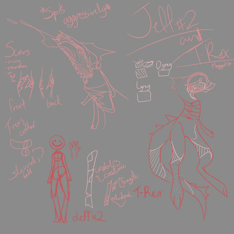 I have way too many cos oc's pt. 5 // Jeff #2 and T-rex [TW for scars ...