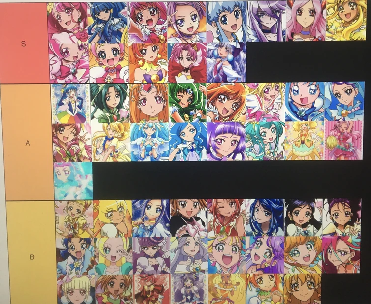 My tier list of every Pretty Cure | Fandom