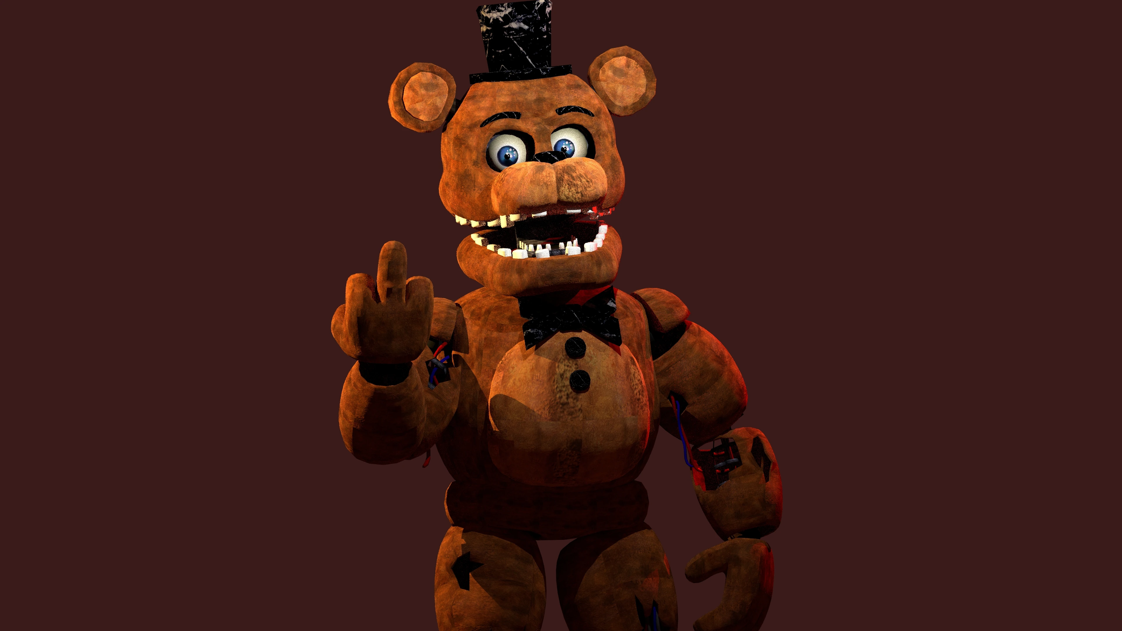 Freddy flipping you off | Fandom
