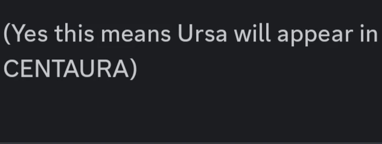 Whoa, Ursa joins the Centauran Wars in 1938! | Fandom