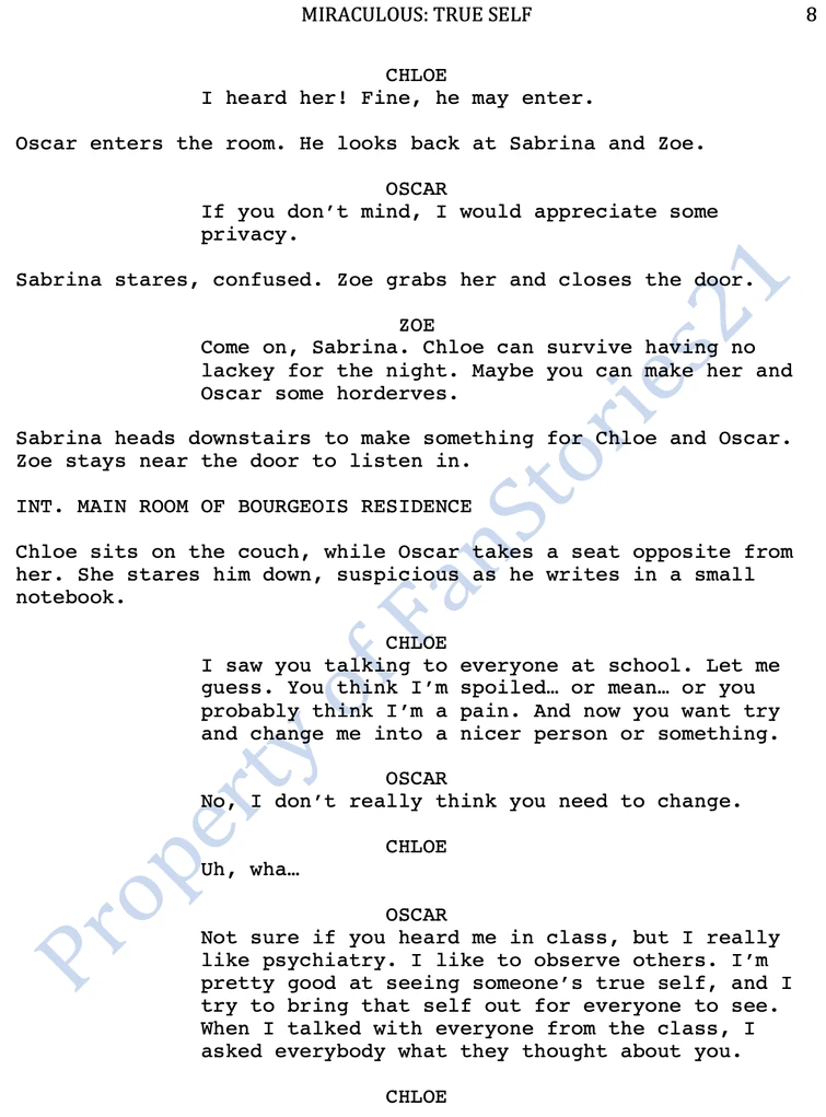 Miraculous: True Self Fan Script Part 1 | Fandom