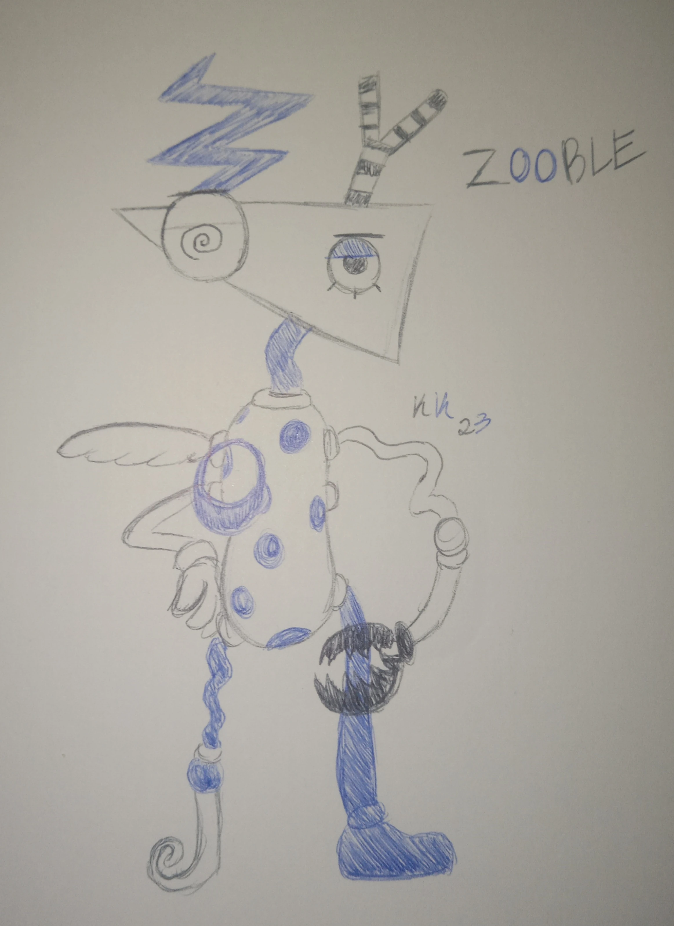 Pen Sketch of Zooble | Fandom