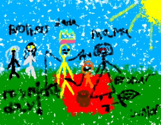 I'm just gonna drop this fanart that I made and leave. (It's supposed ...