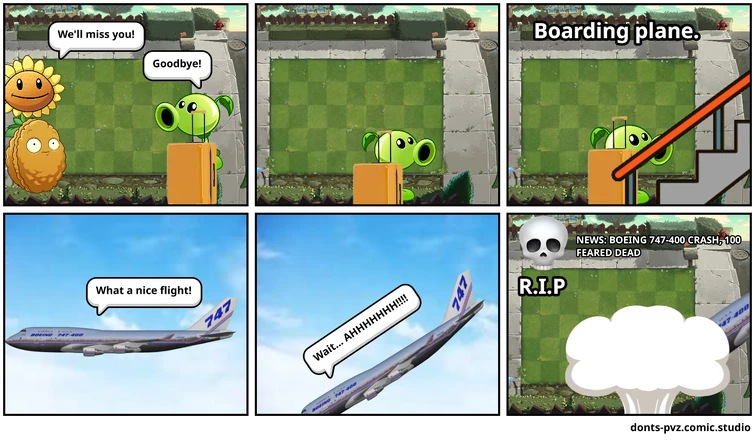 Peashooter's Bad Flight (Special Comic) | Fandom