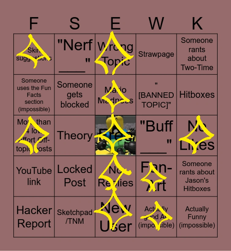 Forsaken wiki bingo but filled out | Fandom