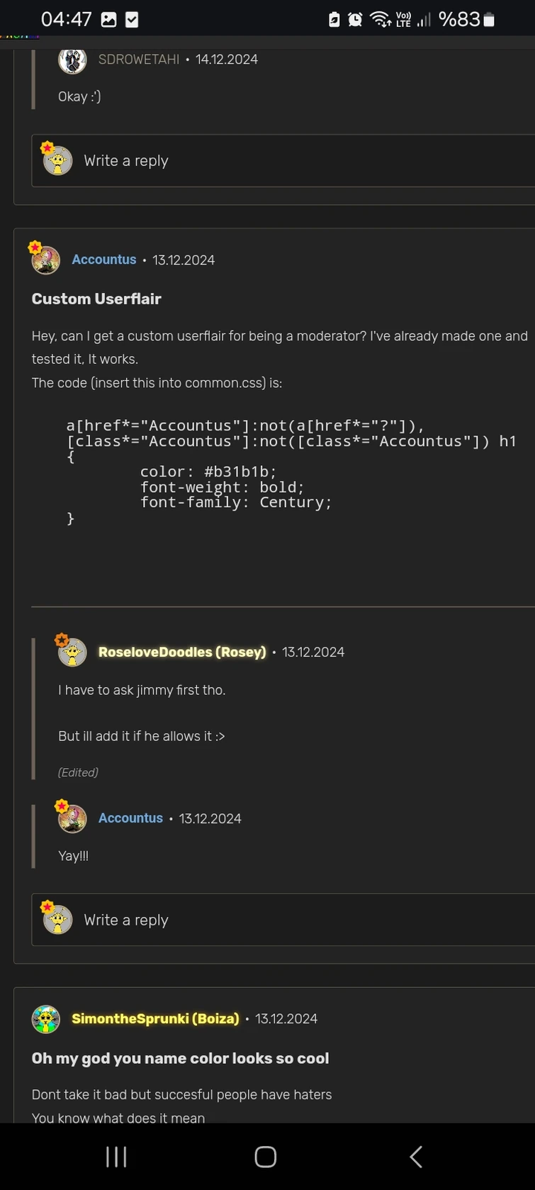 Thoughts on my css? | Fandom