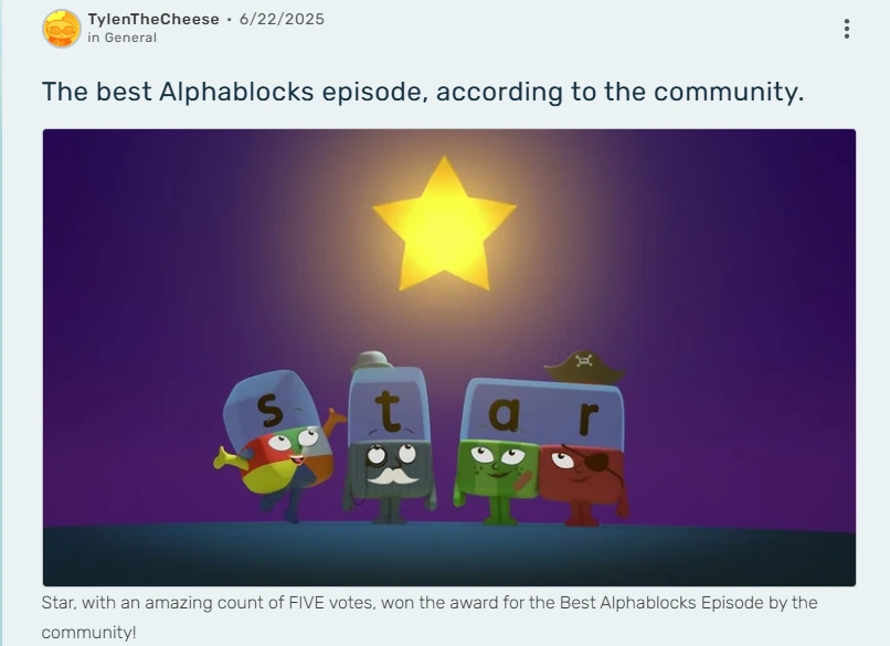 I know, I wasn't part of the "Best Learningblocks episode" posts, but I saw this... | Fandom
