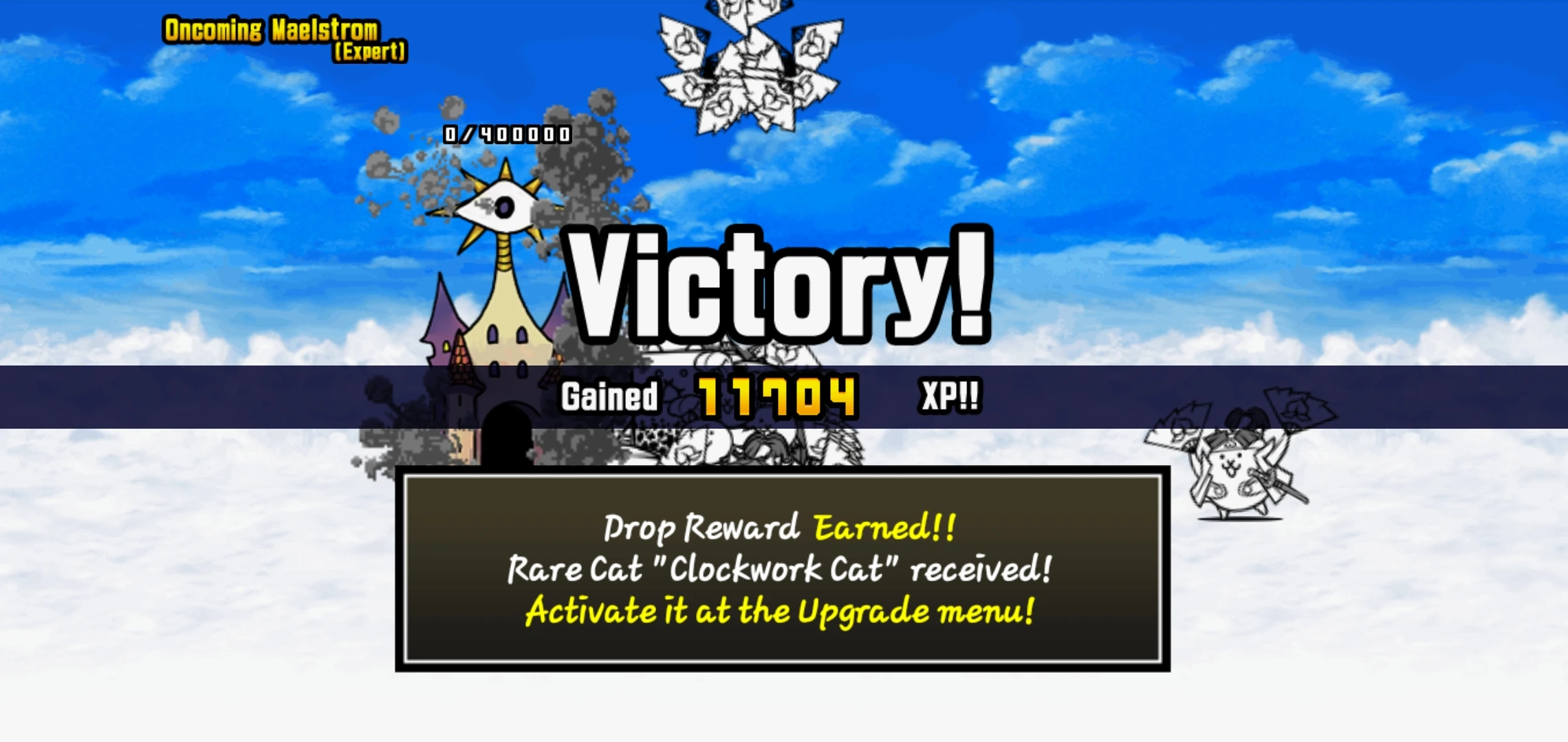 I beat ItF chapter 3 and I also beaten Manic Macho Cat | Fandom