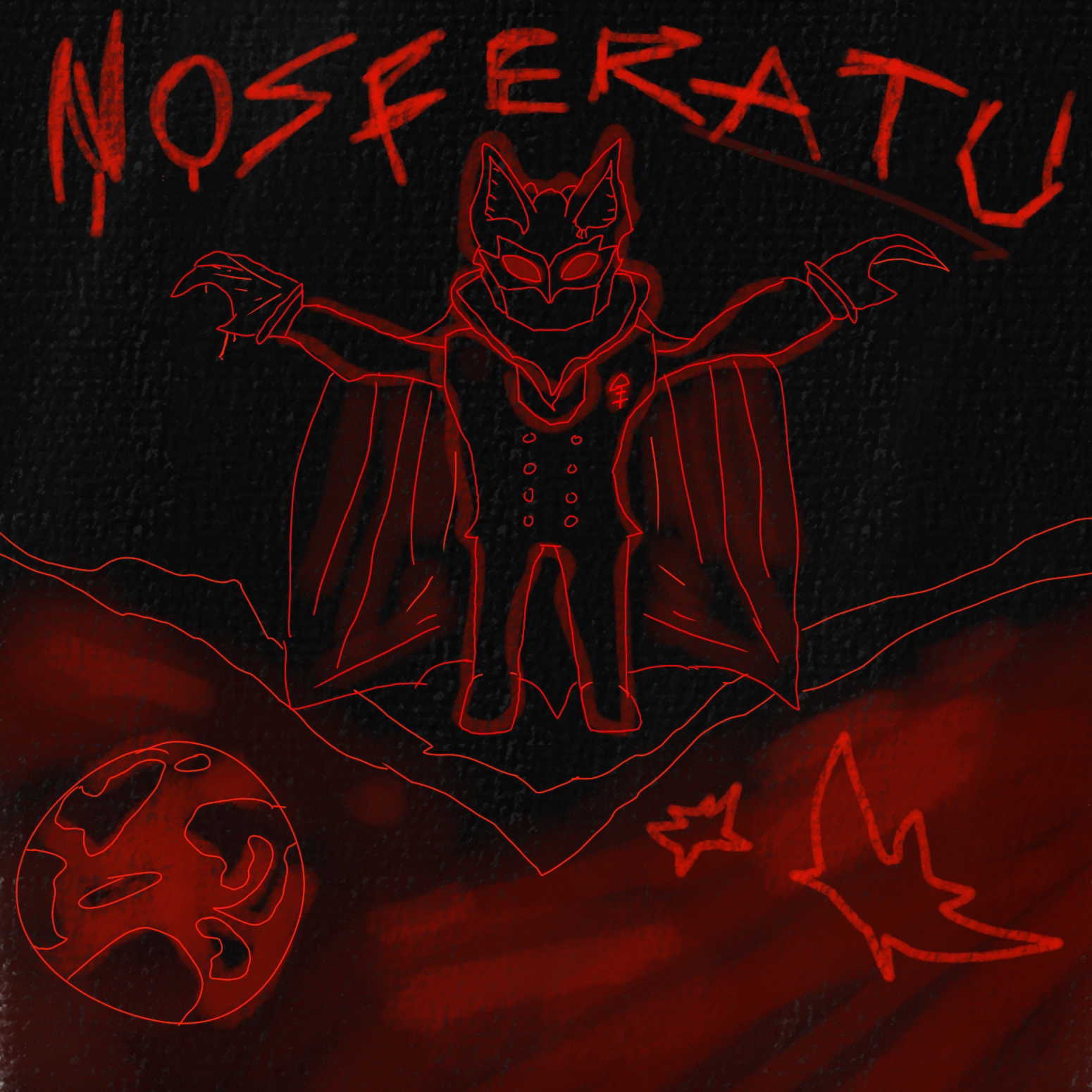 Drawing every killer every day. Day #3: Nosferatu | Fandom