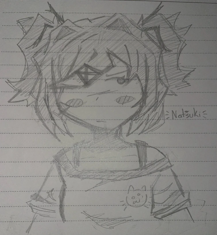 natsuki drawing | Fandom