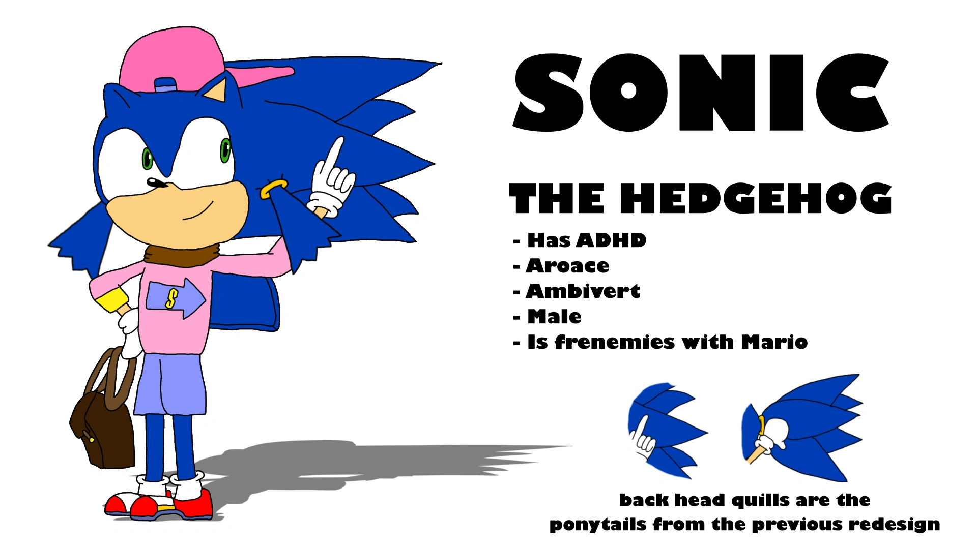 Sonic with clothes redesign test. | Fandom