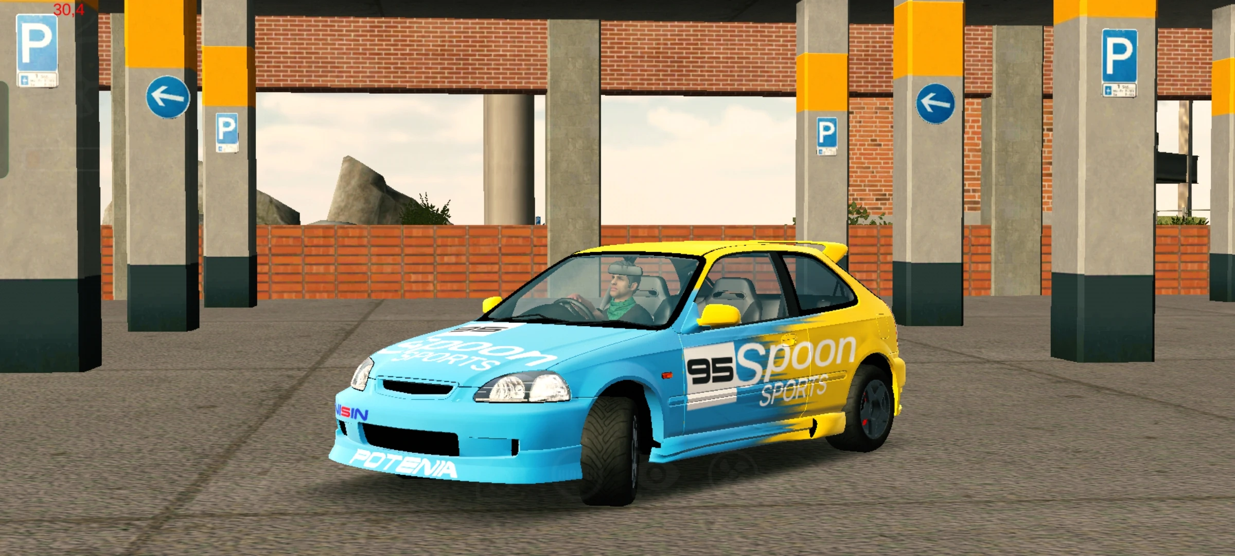 Made a Spoon Honda civic livery | Fandom