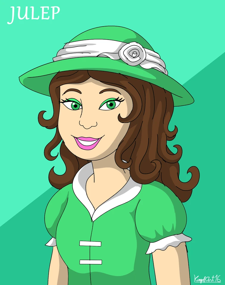 This is my style of Julep, and I added onto her fanart gallery too ...