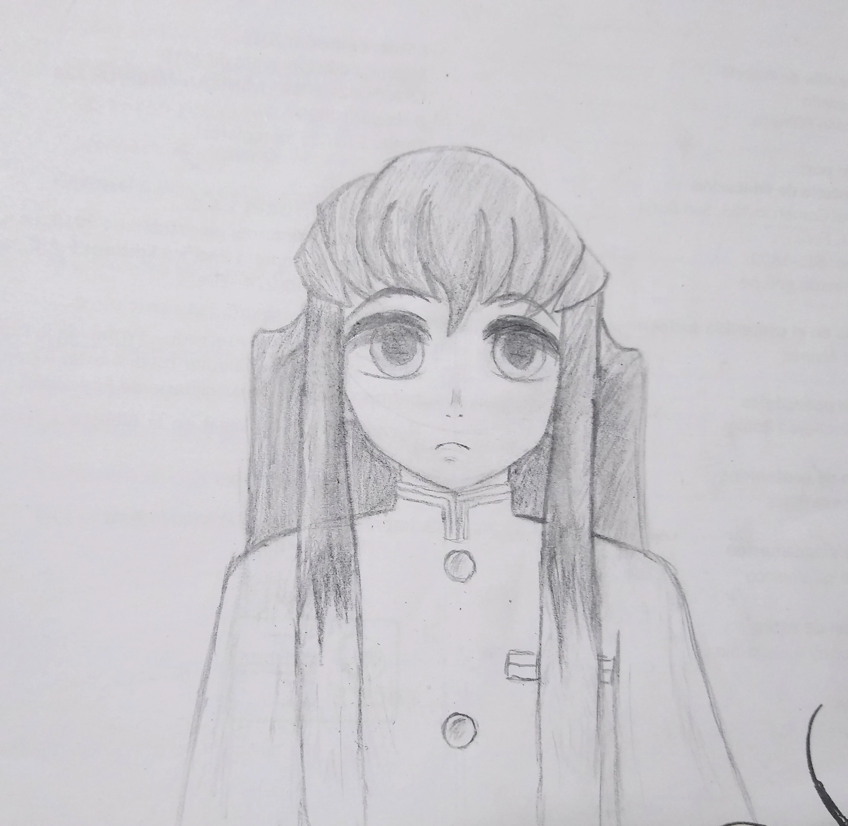 a drawing that I drawn of Muichiro | Fandom