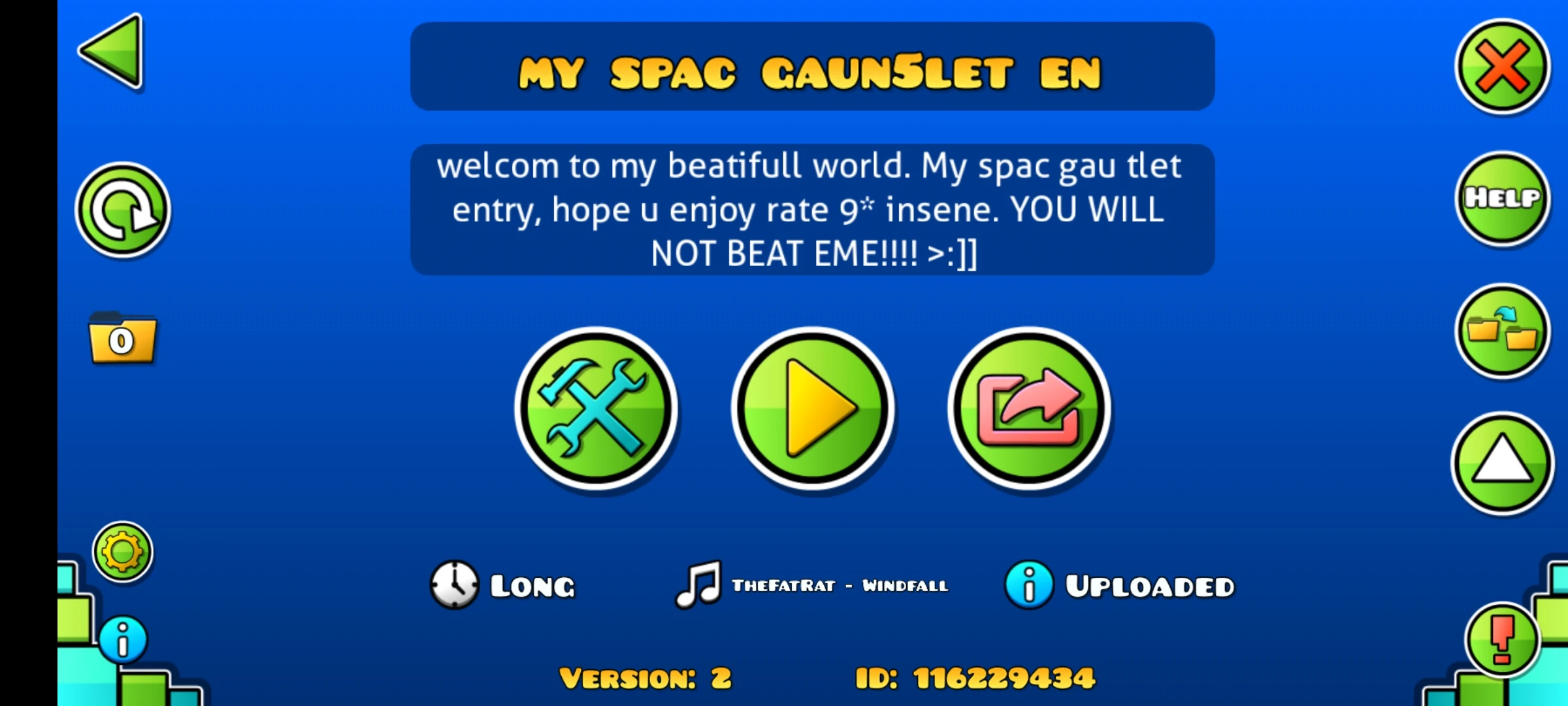 hello giys plz try my geomerty dasy lvl i put alpt of works into 9t 🥺🥺🥺 ...