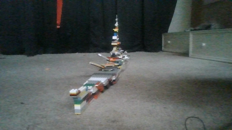 i Built USS Nevada & USS Wisconsin out of lego's (Took me 58 minutes to ...
