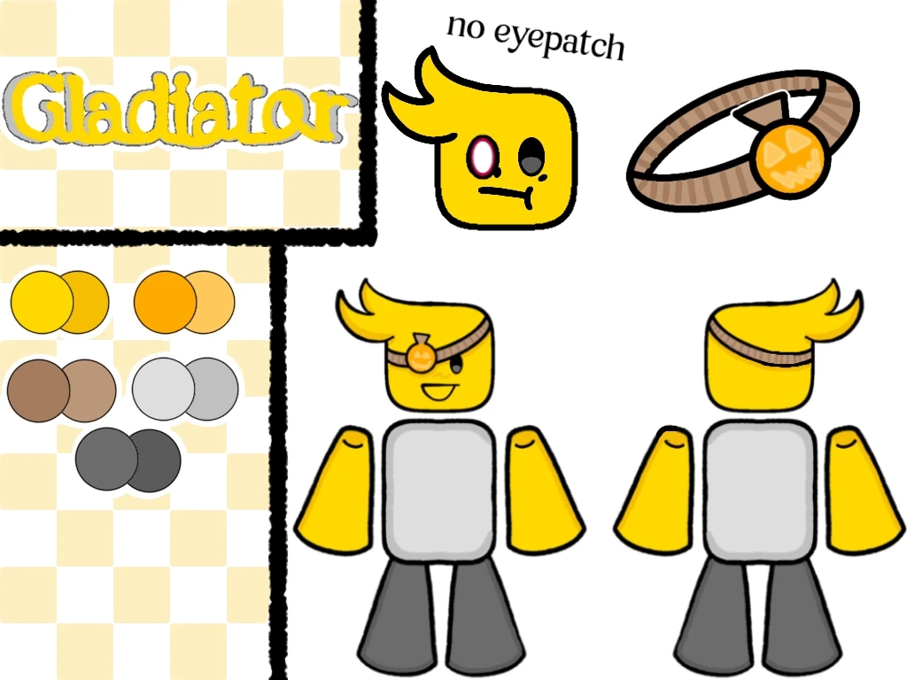 Gladiator's Ref Sheet | Fandom