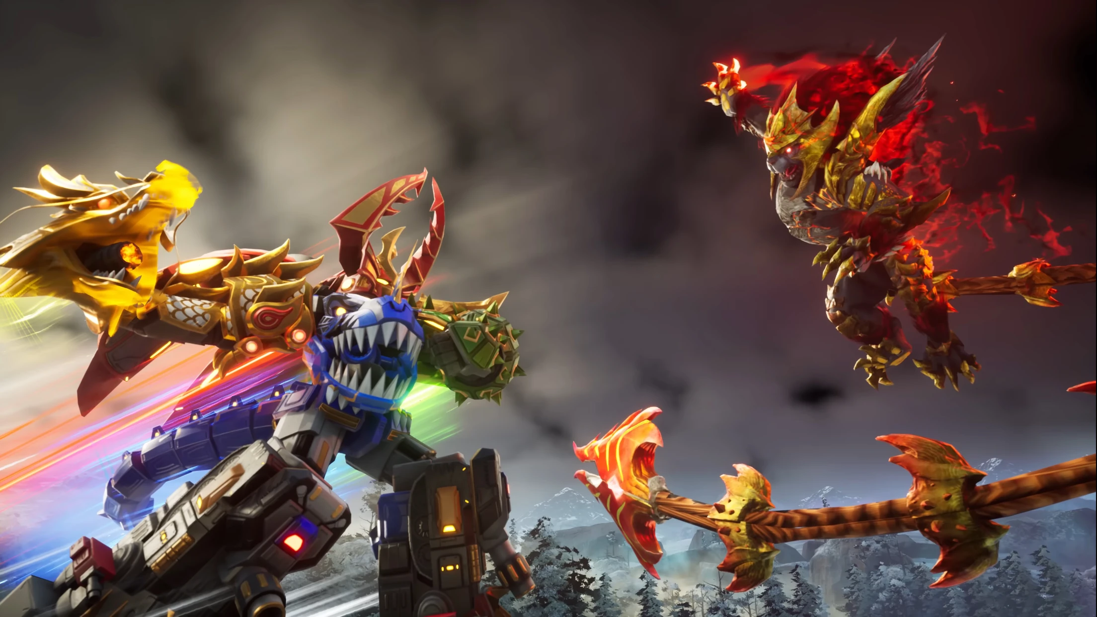 Gigabash Mighty DLC: Balzarr🦁 and R.O.J.A.K🤖 | Fandom