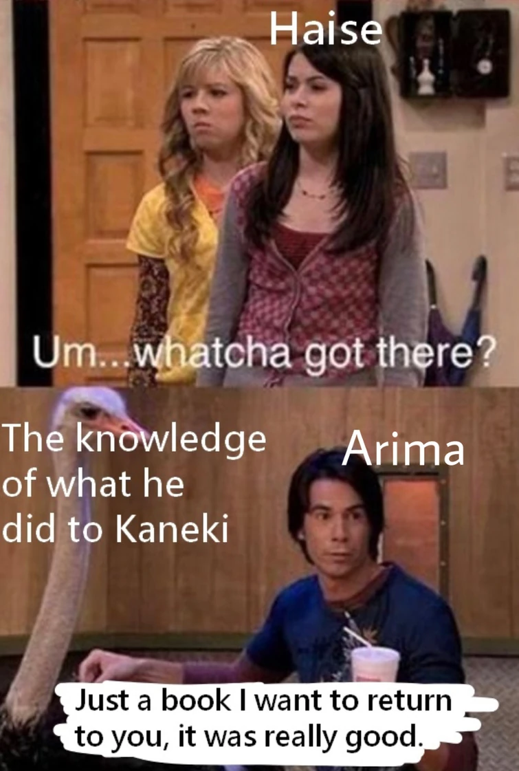 Meme with spoilers for the end of TG and the beginning of :re | Fandom