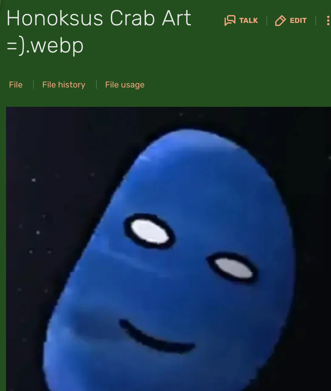 THAT ISN’T CRAB ART, THAT IS A WHOLE INEDIBLE PRINGLE. | Fandom