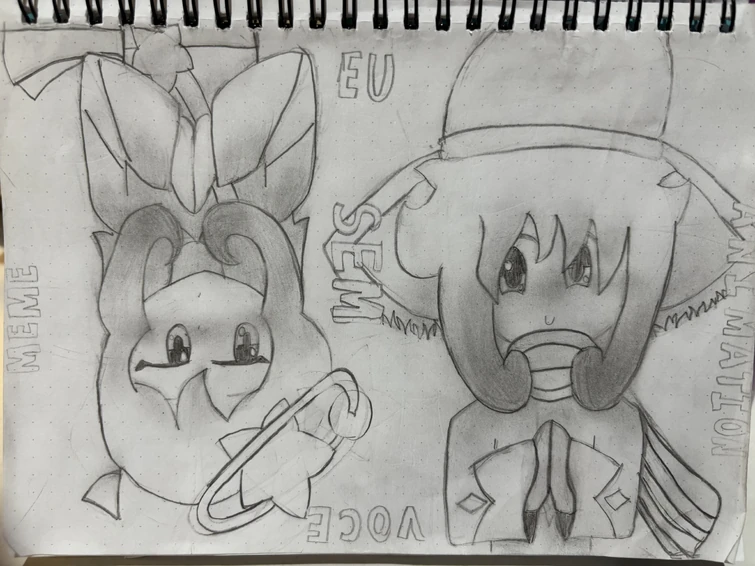 Spacey and my OC drawing… | Fandom