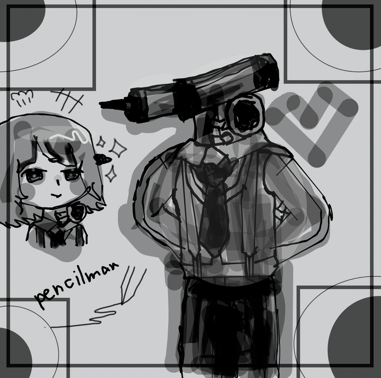pencilman sketch art | Fandom