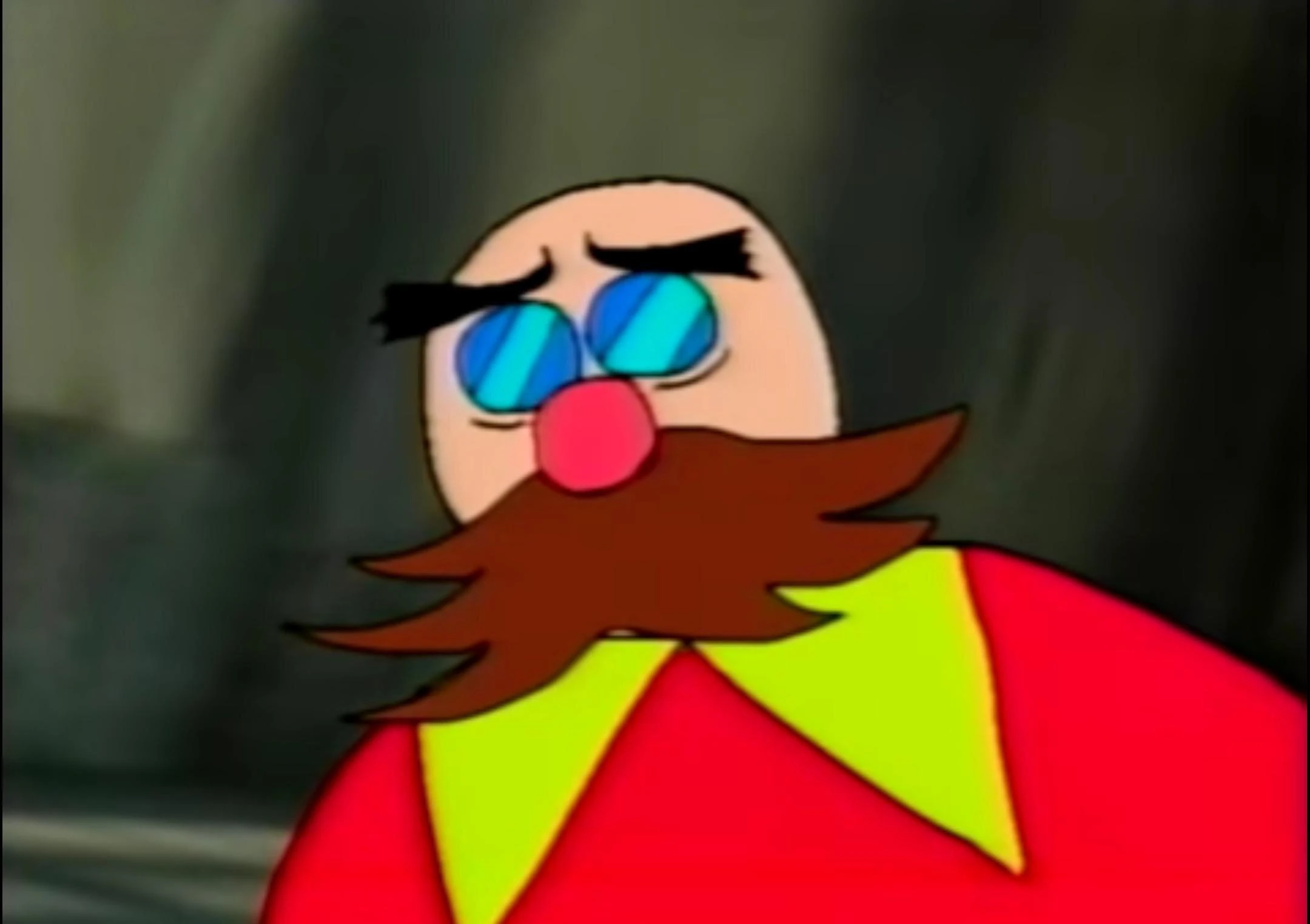 What did Egghead see? (screenshot from Sonic The from Xploshi) | Fandom