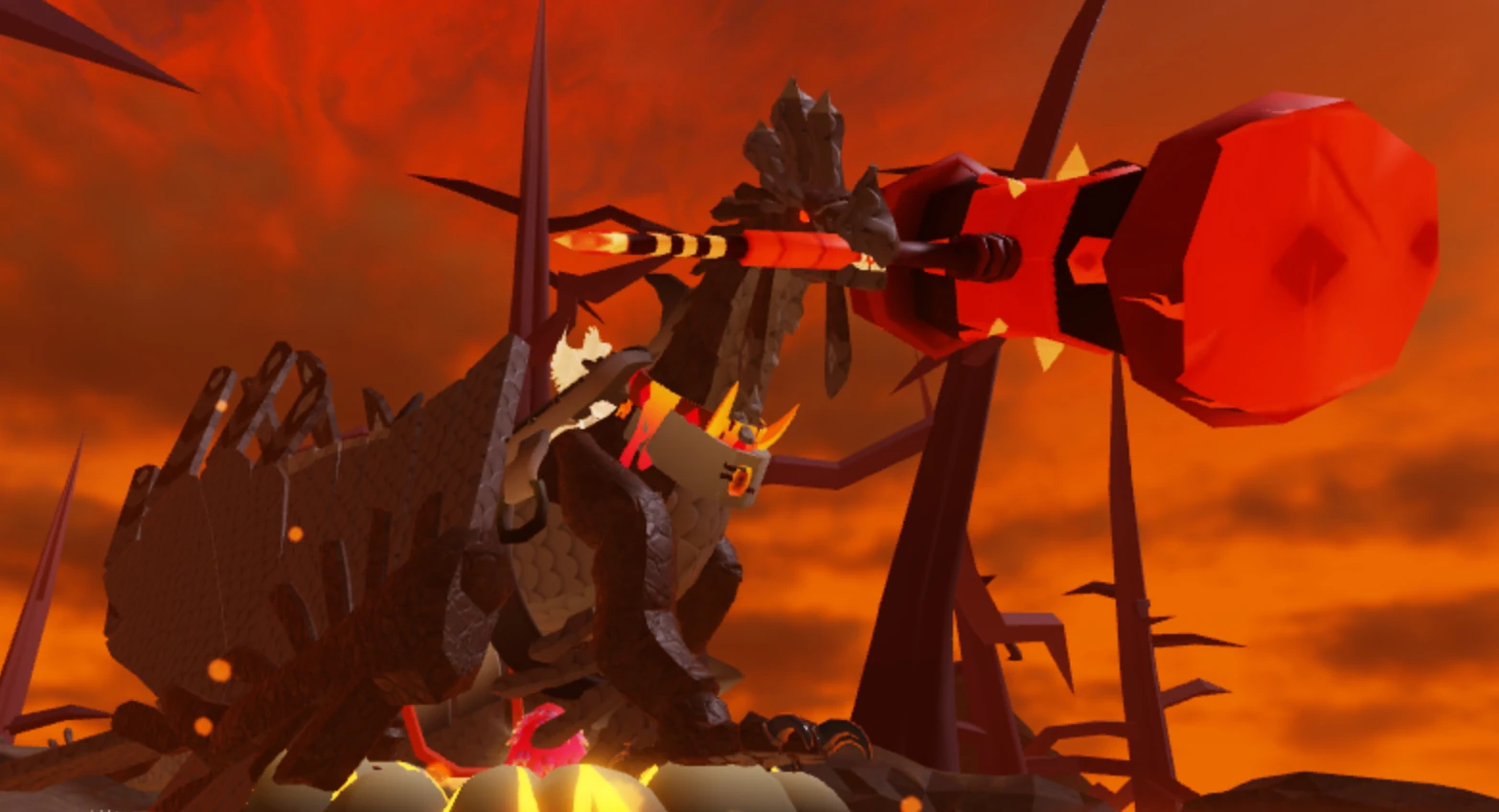 Fraxinus holds a comically large hammer | Fandom