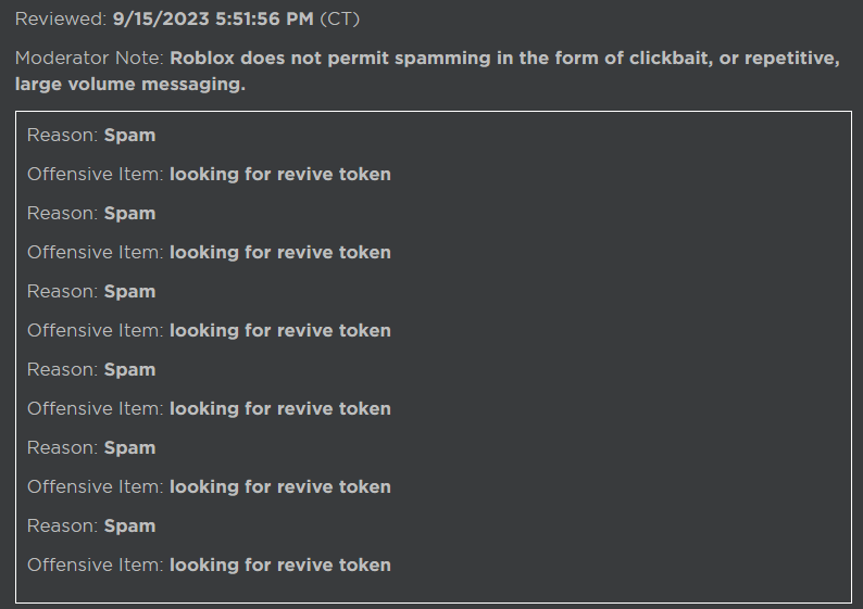 i love roblox moderation... | Fandom