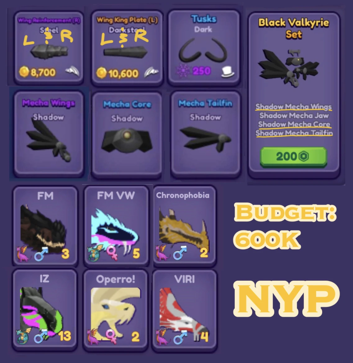 [ LF SPECIFIC ACCESSORIES ! OFFERING COINS, DRAGONS, OR OTHER ACCESSORIES ! ] | Fandom