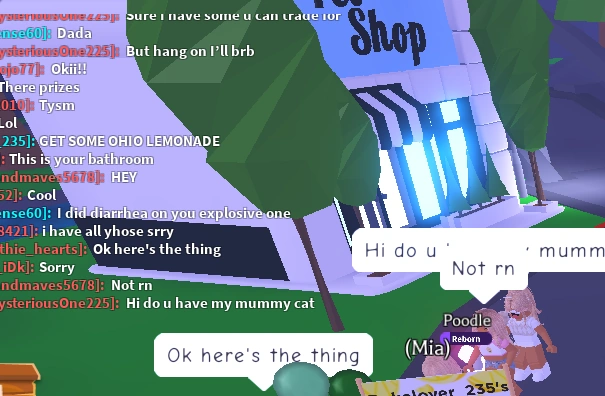 the adopt me chat.. | Fandom