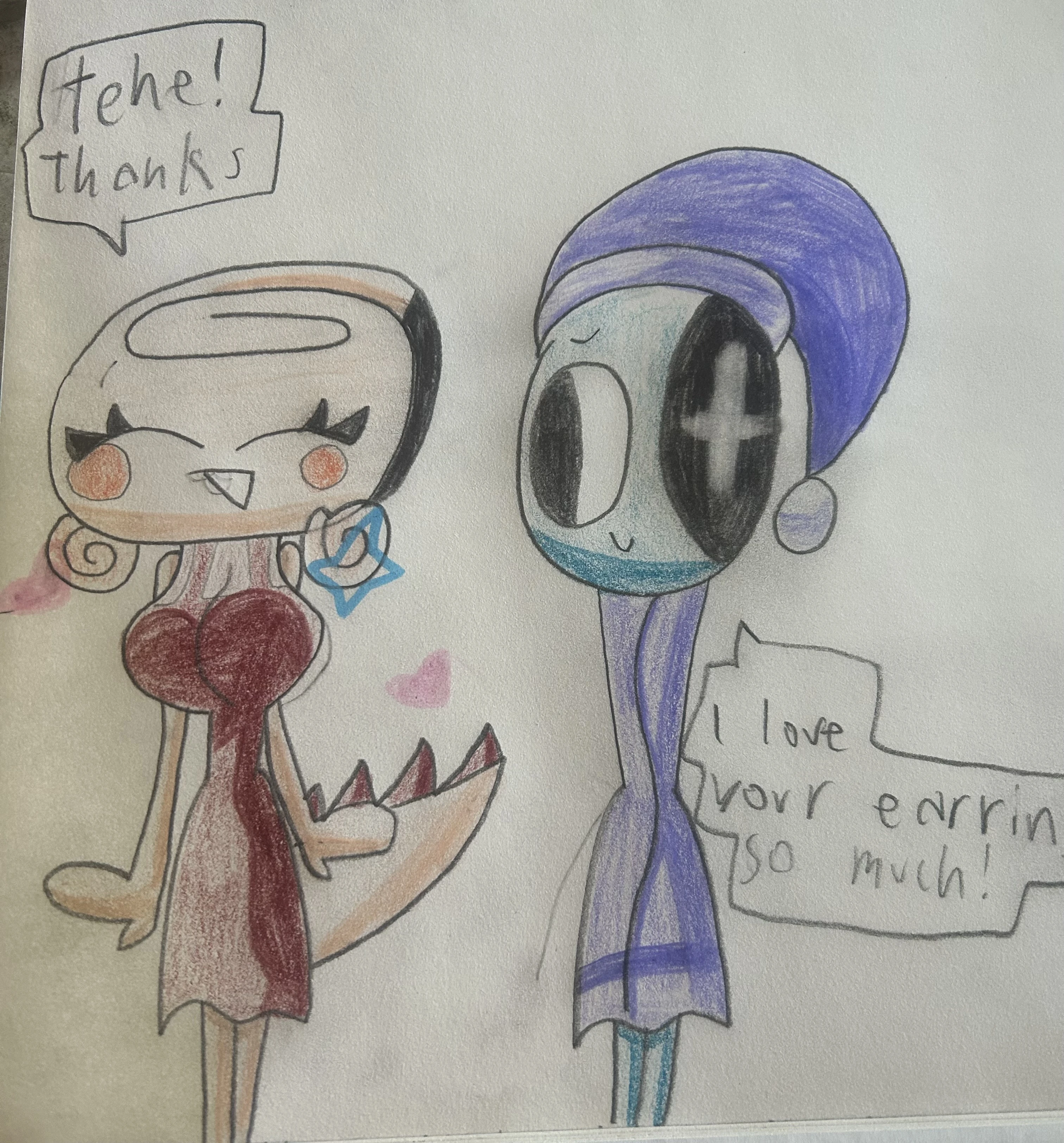 Astro loves Shelly’s earring