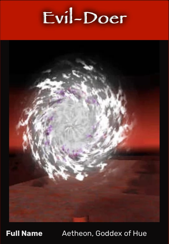 Aetheon now has a page on the Villains Fanon Wiki | Fandom