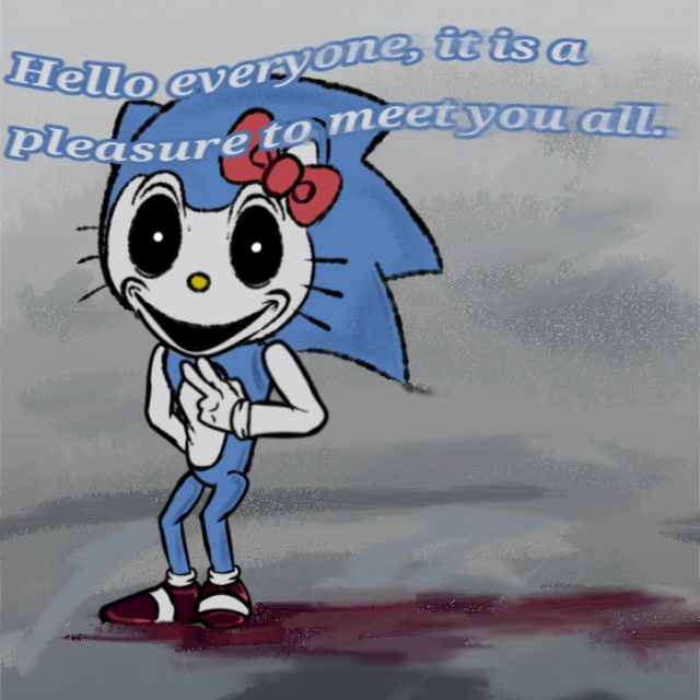 I am redesigning the Hello Kitty Sonic EXE character from Dlaalsdn3212 ...
