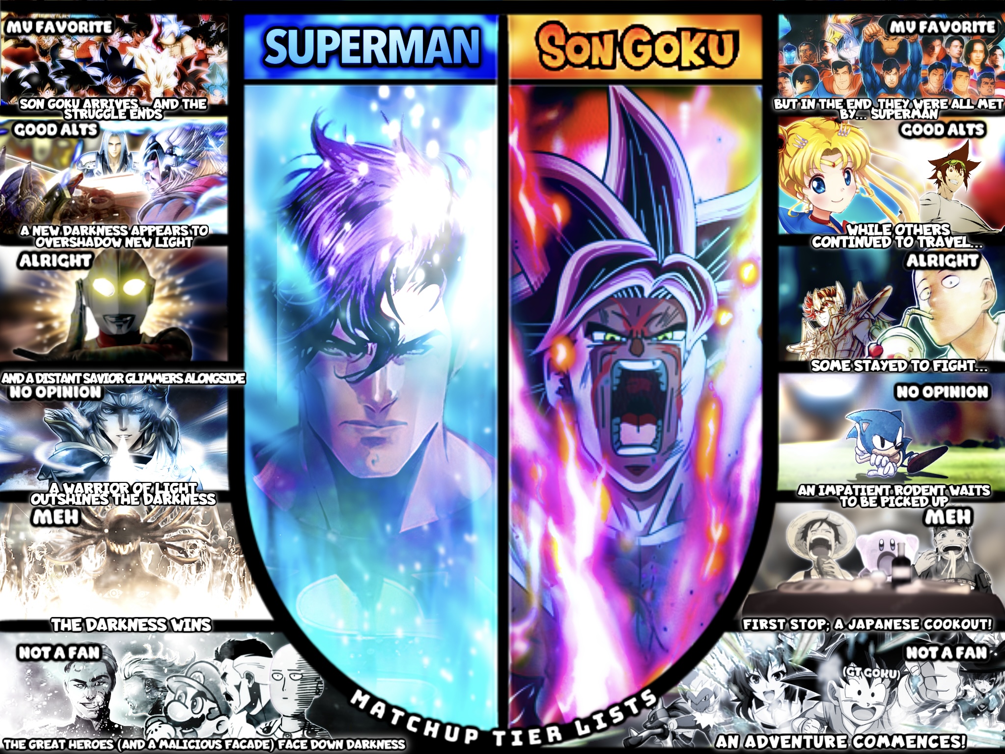 Superman and Goku Duel Tier List | Fandom