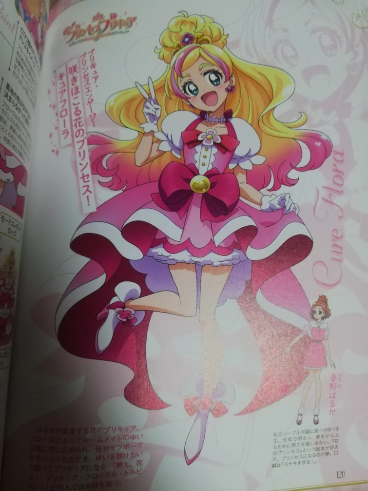 The information of Cure Flora/Haruka HARUNO (on 20th Anniversary ...