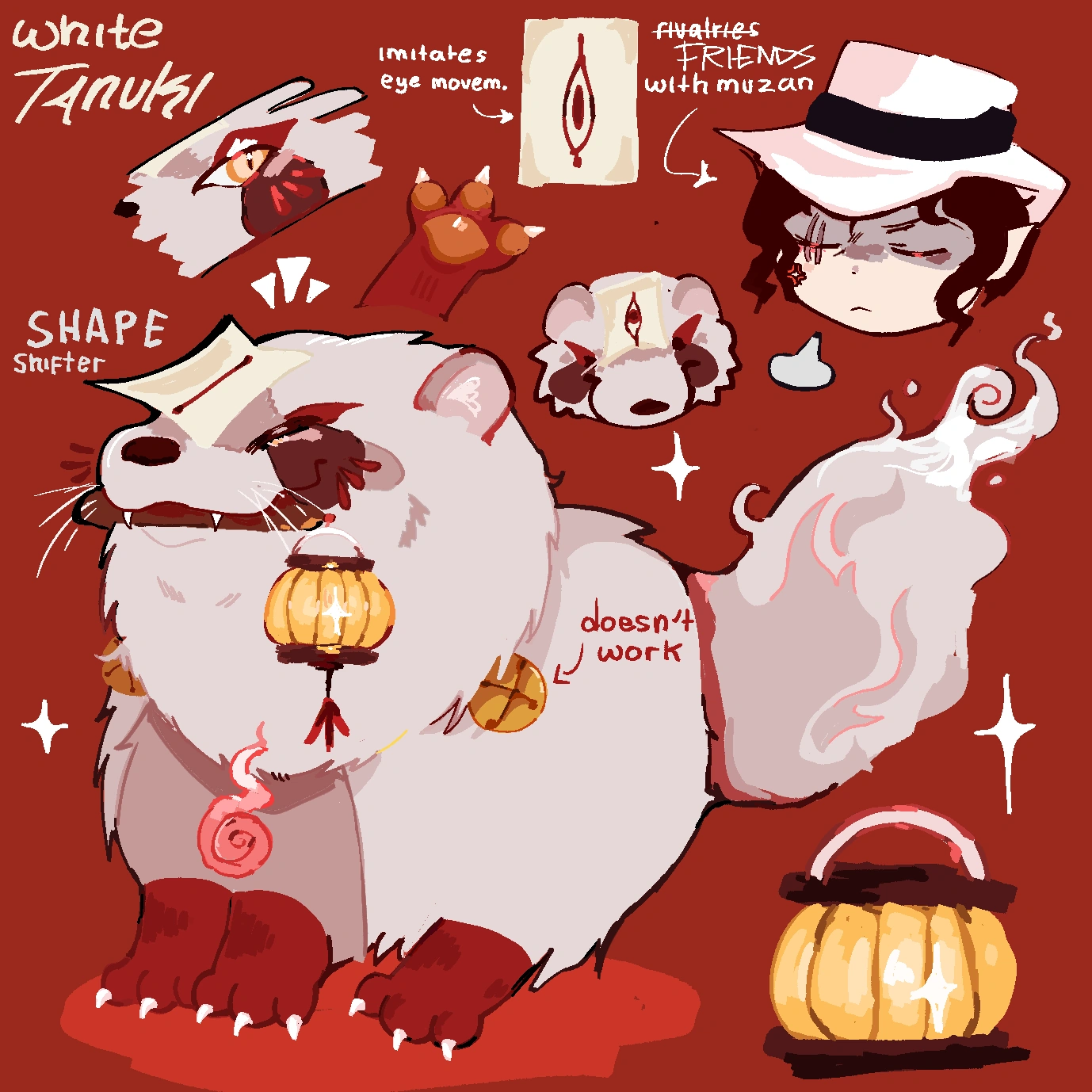 Goofy silly oc (white tanuki | Fandom