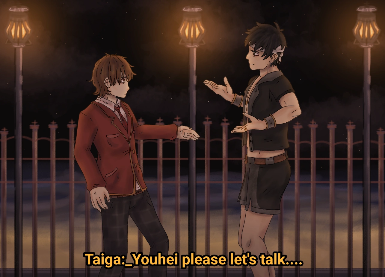 Youhei and Taiga having an argument.... | Fandom