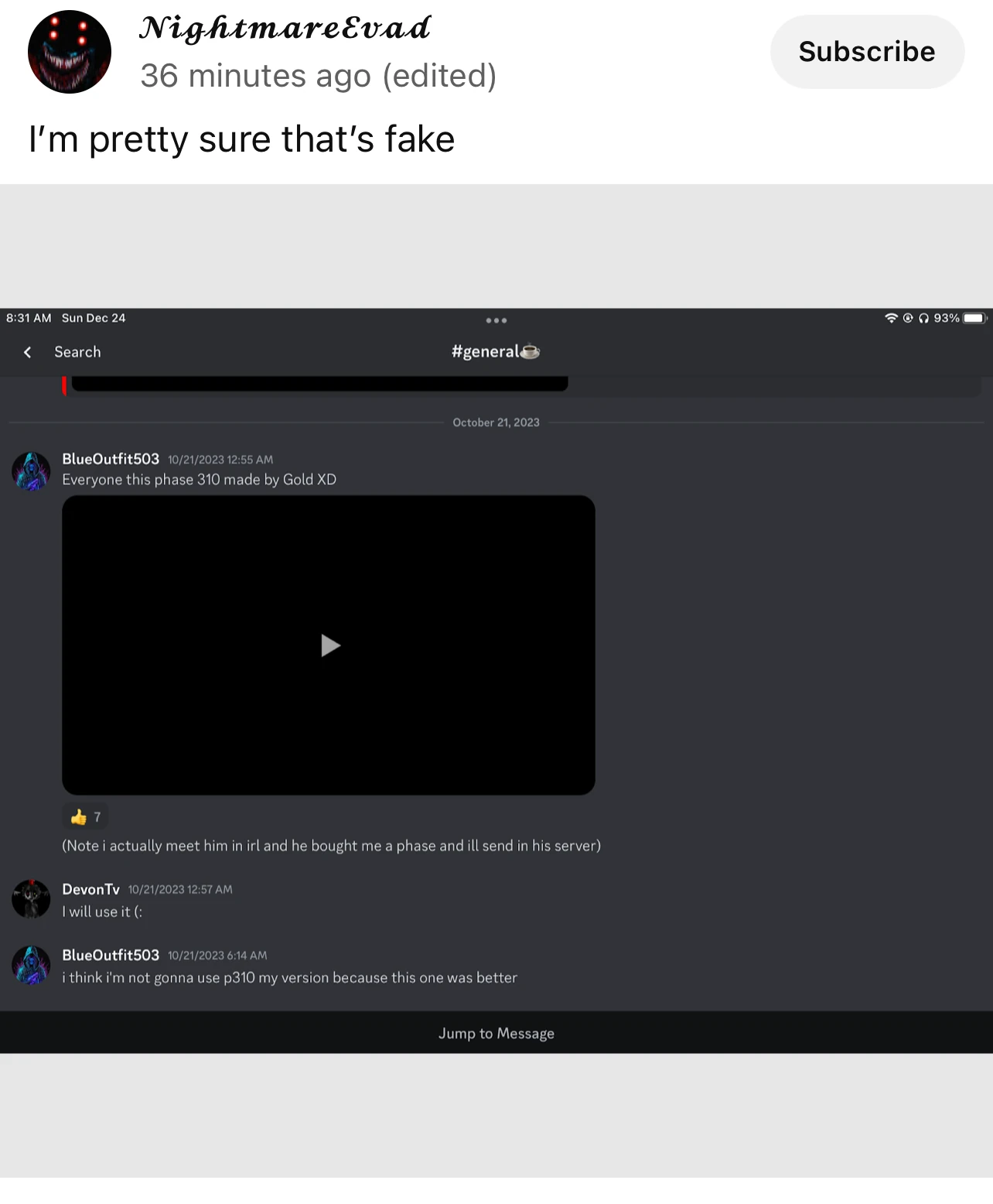 I agree with Evad because idk if gold XD is still here since his account was deleted | Fandom