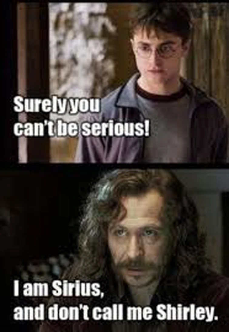 Sirius and Harry meme | Fandom