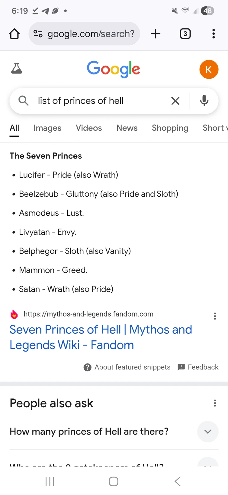 Do you think Belphegor also represents represents vanity | Fandom