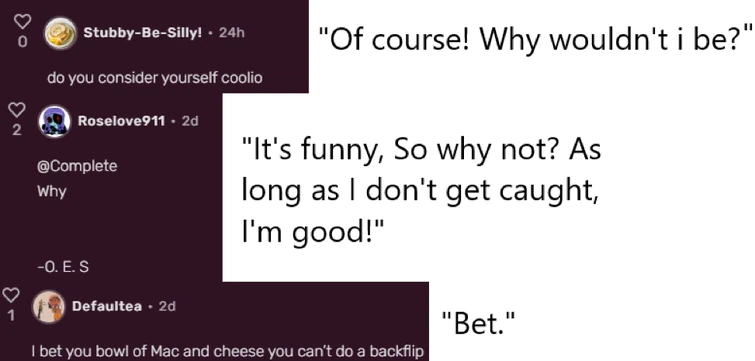 🎩: "Actually answering you're questions!" | Fandom