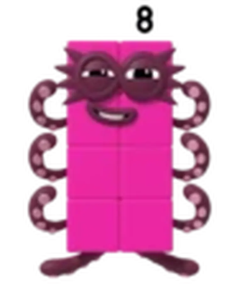 OH MY OCTOMONY! IT’S THE NEGATIVE 8000! - Eight, Numberblocks The Movie ...