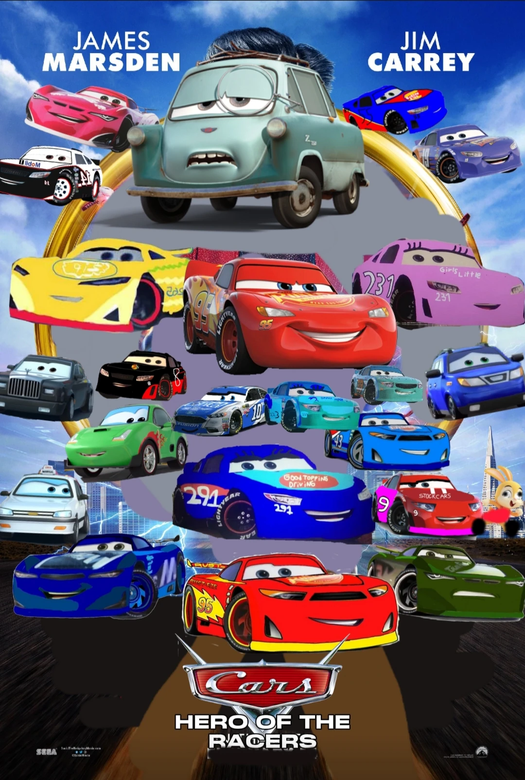 Cars: Hero Of The Racers Movie Poster (2030) (Xpertboost Gaming) | Fandom